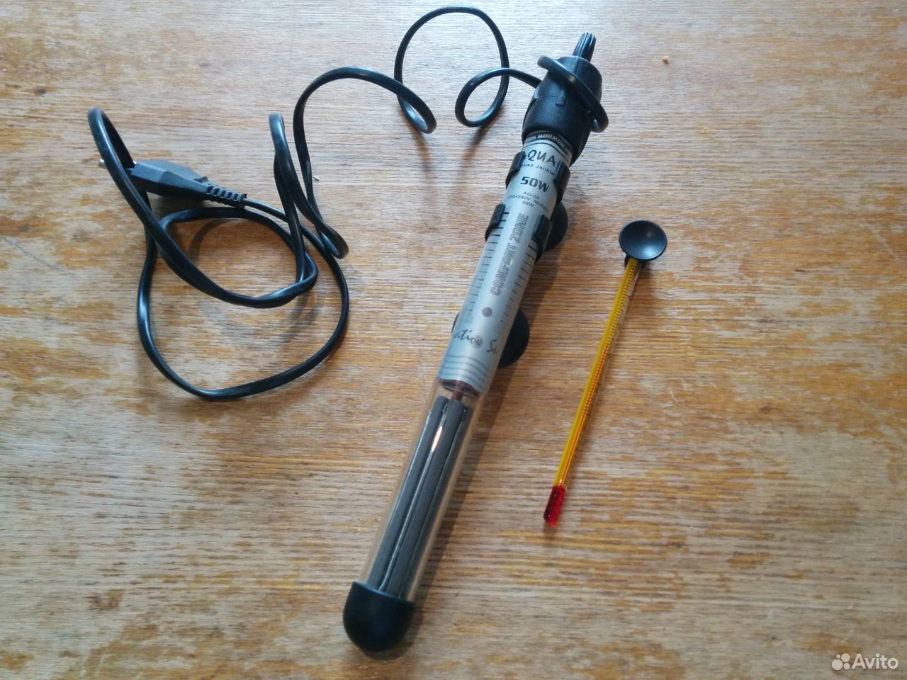 Нагреватель и градусник для аквариума и террариума