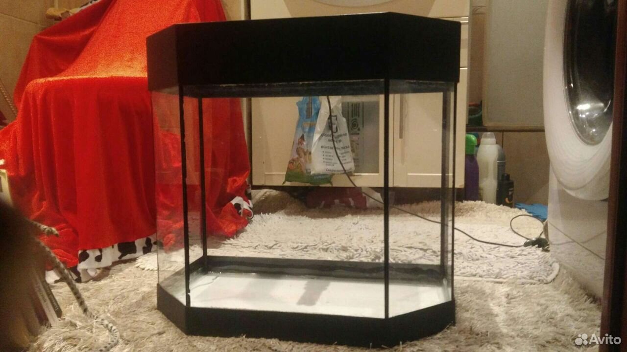 Аквариум шестигранный 60л (террариум)