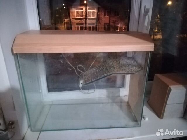 Аквариум для черепах бу 60л