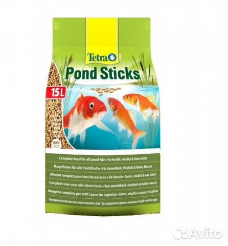 Корм для прудовых рыб Tetra Pond Sticks 15 л