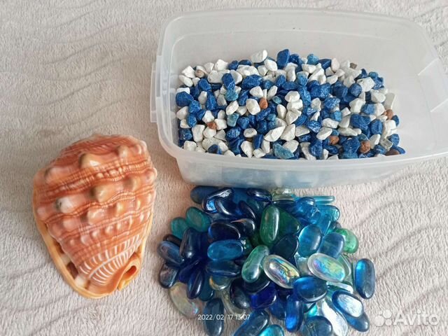 Грунт и ракушка для аквариума