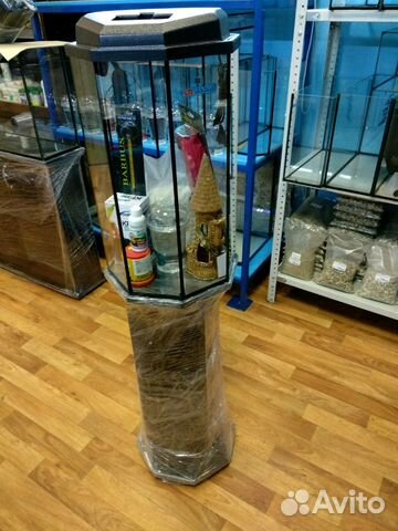 Восьмигранный аквариум 33 л