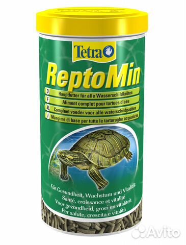 Корм для водных черепах Tetra reptomin sticks 500